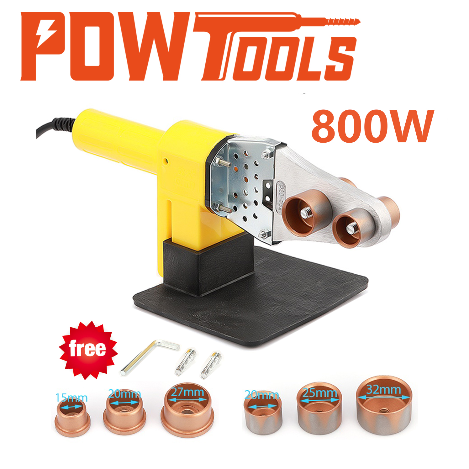 POWtools PPR heater Socket Fusion Welder PPR Water Pipe Fusion Welding ...