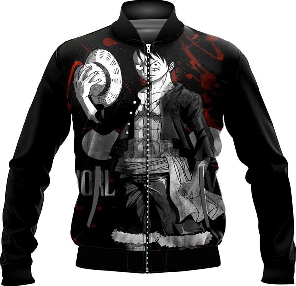 Sublimated Anime One Piece Varsity Jacket #A0140 | Lazada PH