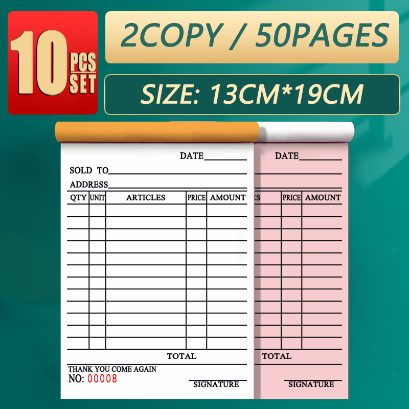 Delivery Receipt Temporary Resibo Paper With Carbon Official Receipt ...