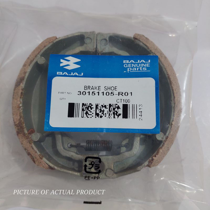 [RCP] Bajaj CT100 BRAKE SHOE 30151105-R01 Genuine Packing | Lazada PH