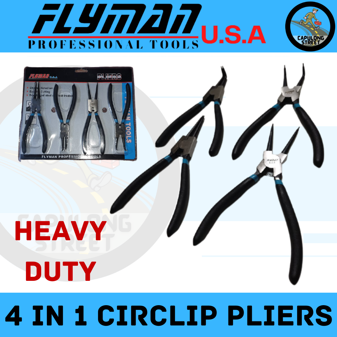 Capulong Street Flyman 4 In 1 Circlip Set / Snap Ring Pliers / Circlip ...