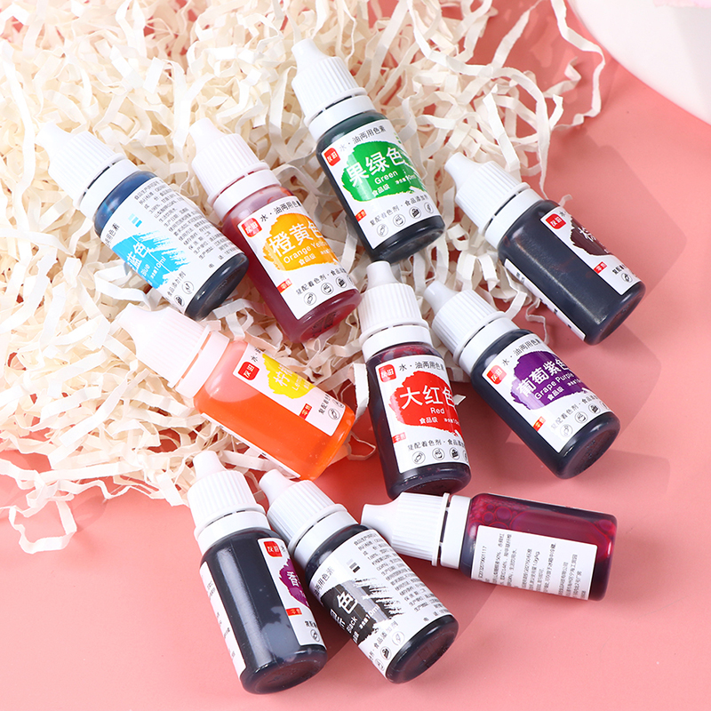 10ML Cream Food Coloring Ingredients Cake Fondant Baking Cake Edible ...