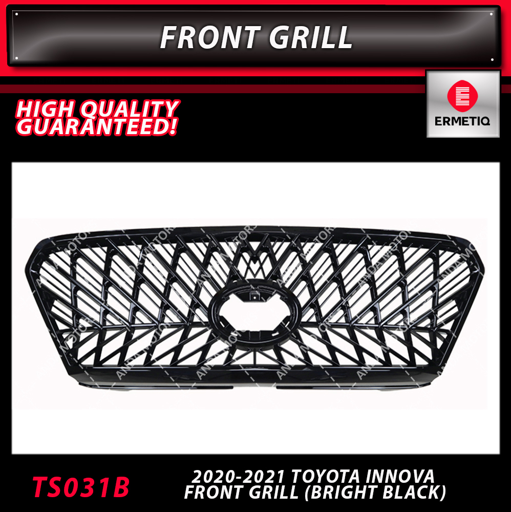 2020-2021 TOYOTA INNOVA FRONT GRILL (BRIGHT BLACK) | Lazada PH