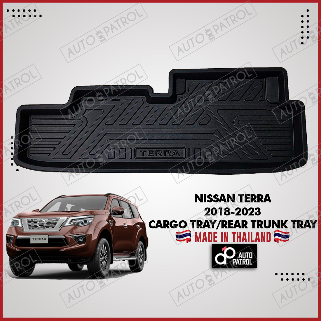 Nissan Terra 2018-2023 Rear Trunk Tray or Cargo Tray | Lazada PH