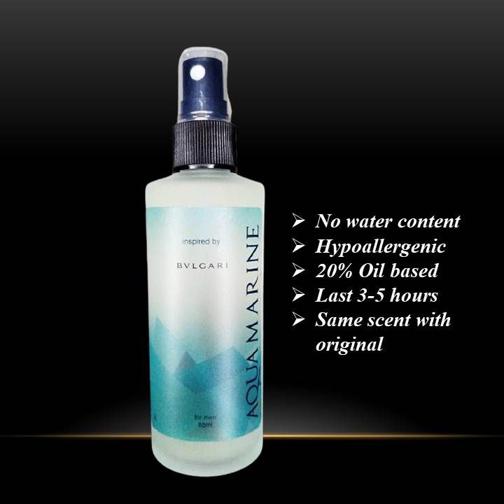 Bvlgari Aquamarine for Men Inspired Perfume 85ml | Lazada PH