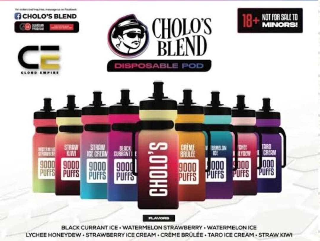 CHOLOS BLEND 9000 Puffs Legit | Lazada PH