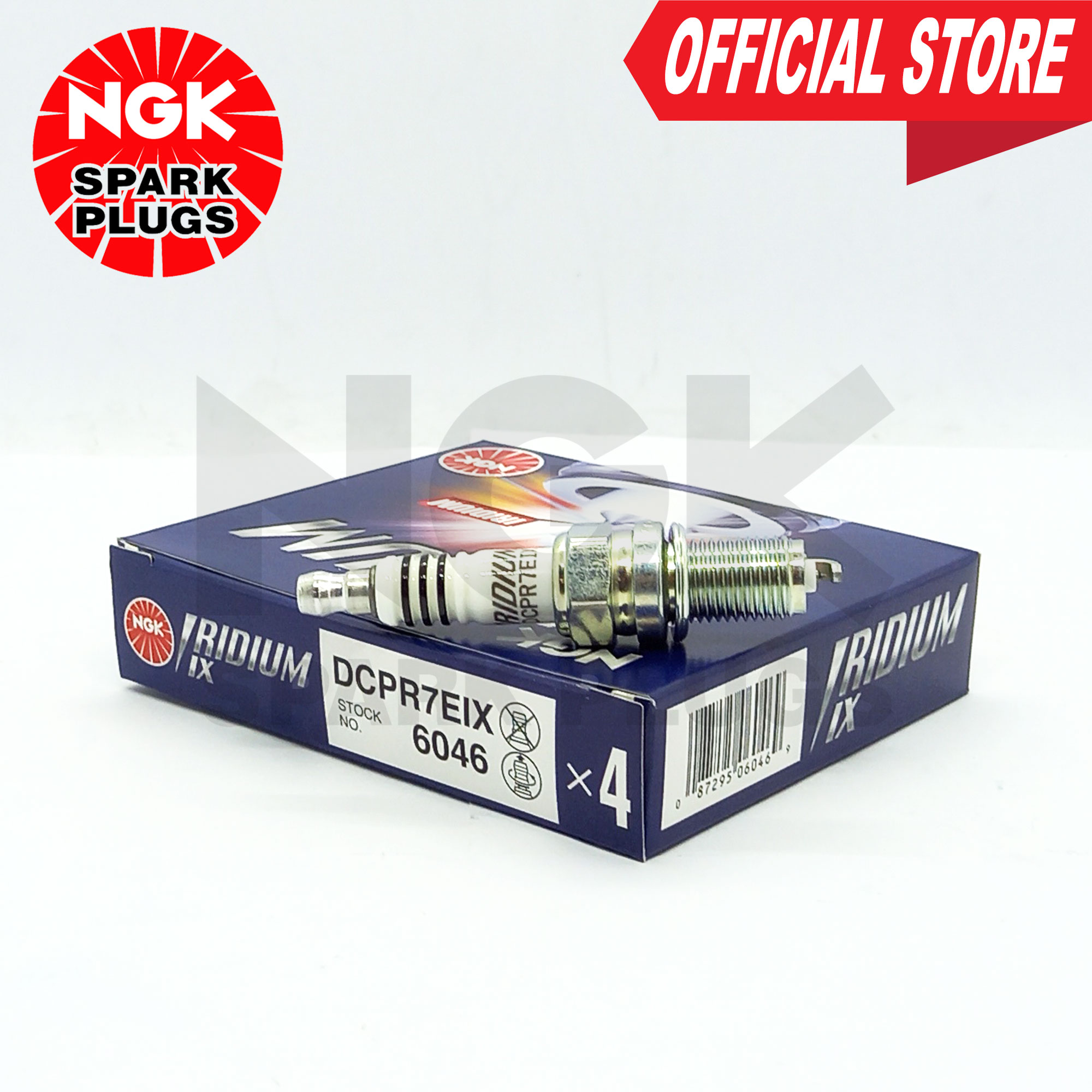 NGK DCPR7EIX Iridium IX Spark Plug Set of 4 | Lazada PH