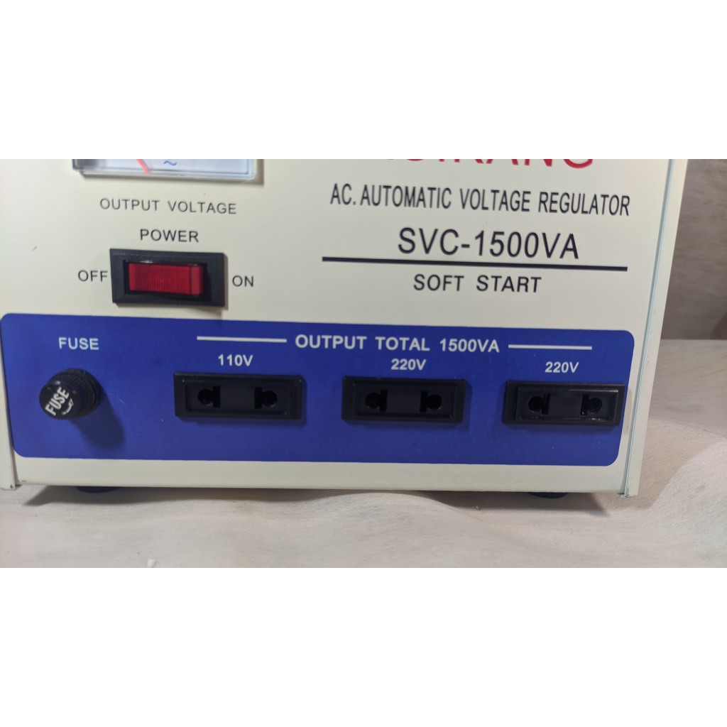 Ruikang Automatic Voltage Regulator AVR (Servo Type) 220V 1500W | Lazada PH