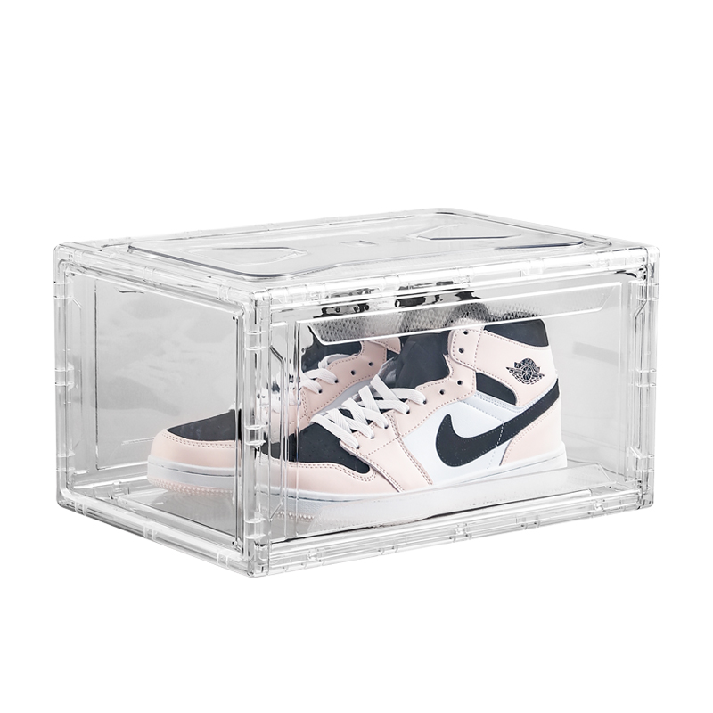 Large Acrylic ShoeBox Durable Shoe Rack Stackable Dust-Proof Shoe Box ...