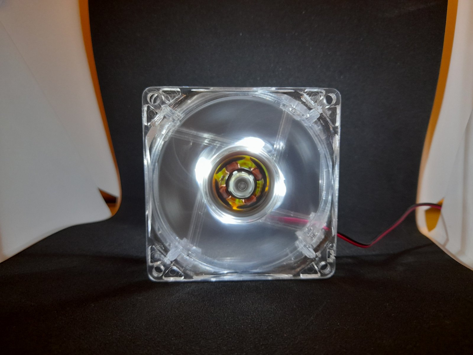 8cm/80mm led fan RGB/RED/GREEN/WHITE/BLUE RPM 1200(FREE SCREWS) | Lazada PH