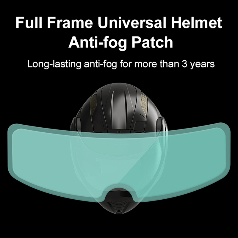Helmet Clear Rainproof Anti-Fog Patch Film Universal Motorcycle Helmet ...