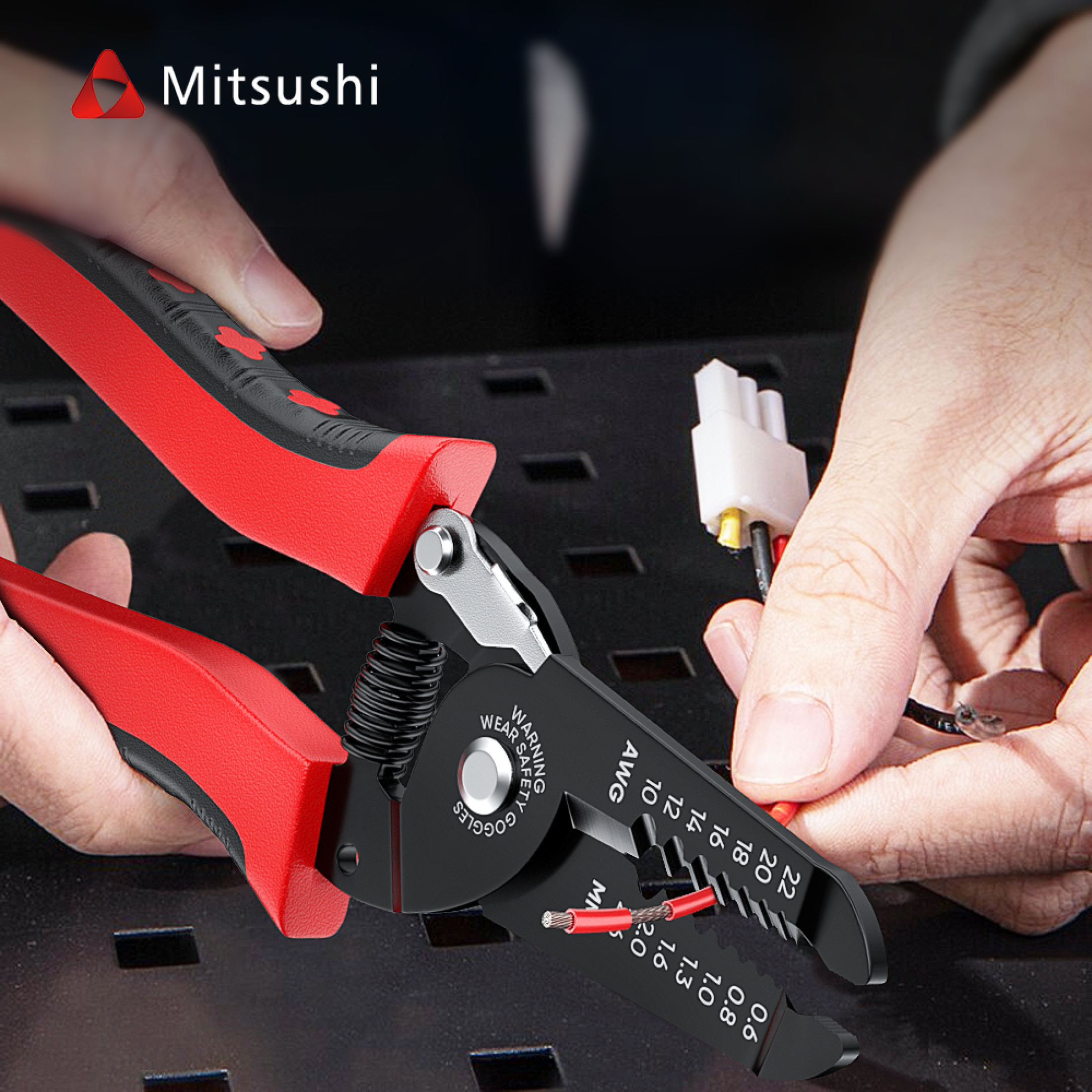 Mitsushi 7 Inches 3 In 1 Wire Stripper Exquisite Pliers Multifunctional ...
