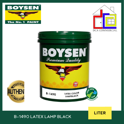 BOYSEN LATEX BLACK 1LITER AND ¼LITER (LAMP BLACK) | Lazada PH