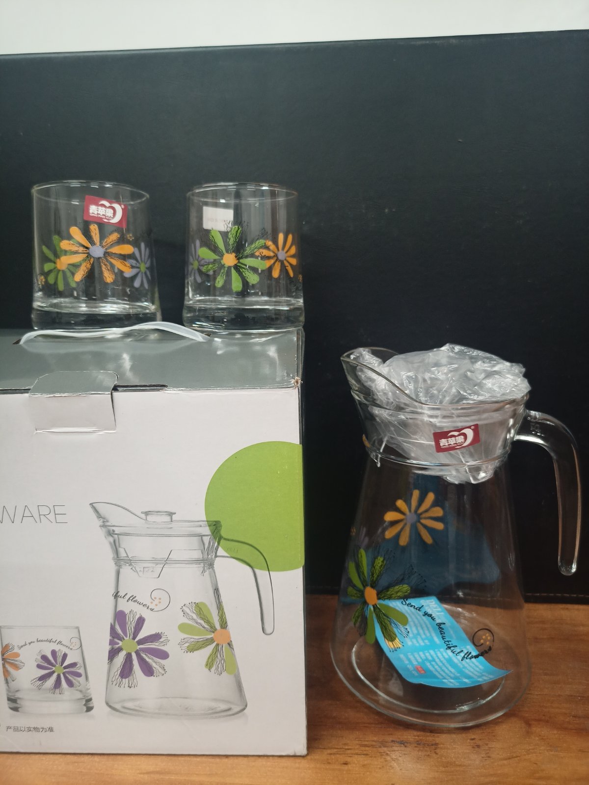 ZM EH1009-2E/L5 Water Bottle With Straight Waist Pouring Mouth Glass ...