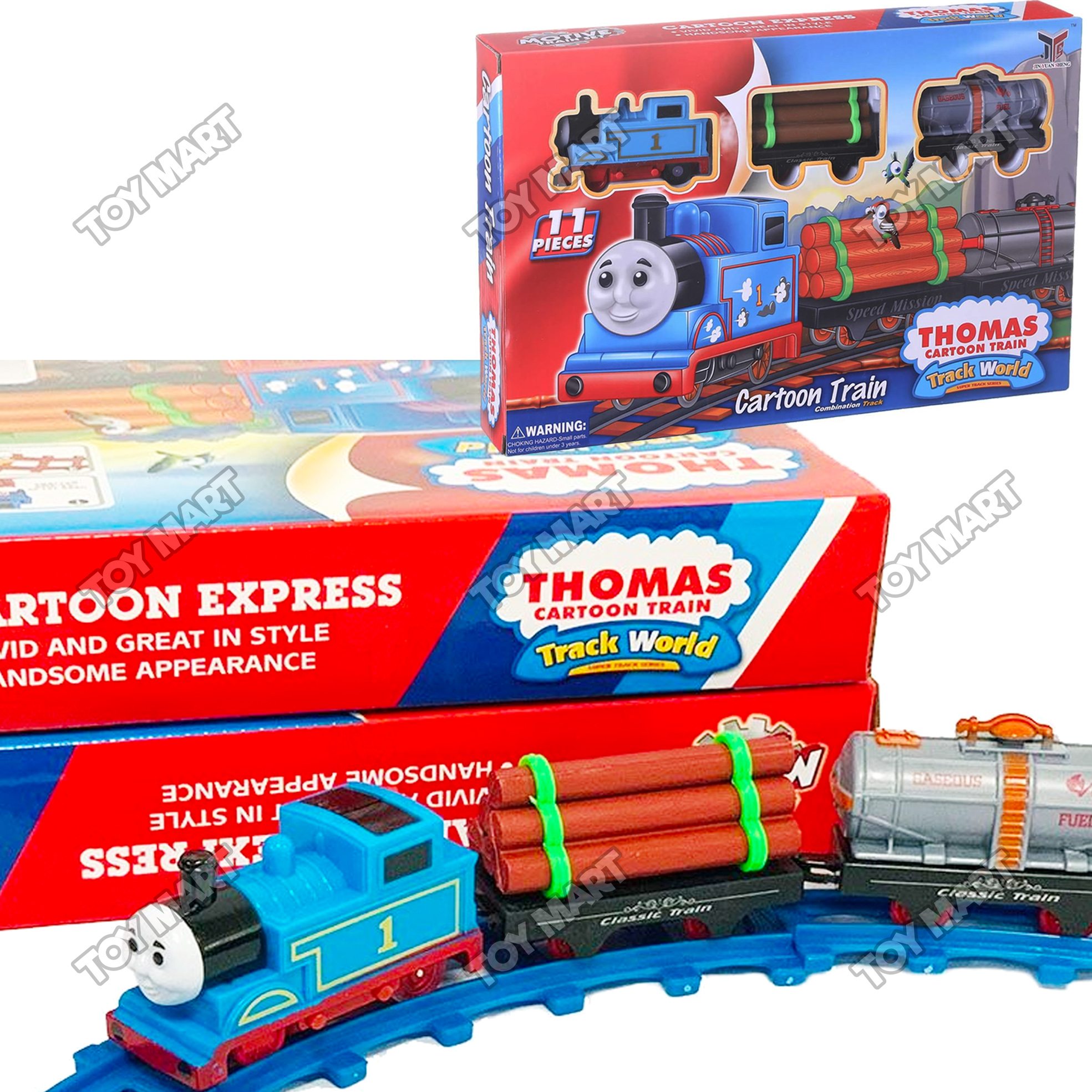 Thomas and Friends Railway Playset 11 Pieces Railway Train Toy | Lazada PH