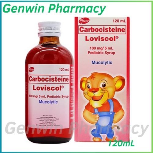 Loviscol Pediatric 100 mg / 5 ml 120 ml Syrup | Lazada PH