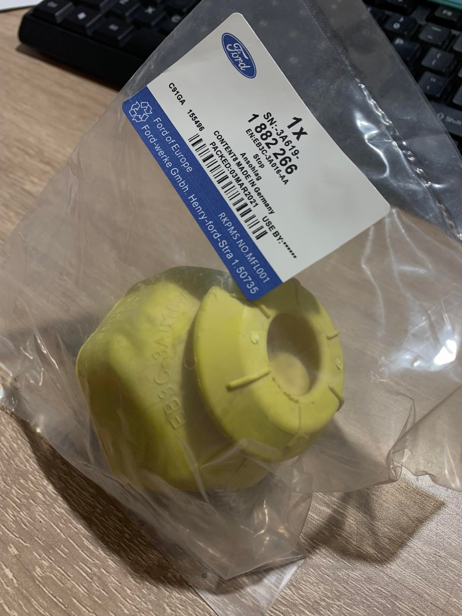 Ford Stop Body Bushing Front for Everest 2.2L and 3.2L 2015-2020 Ranger ...