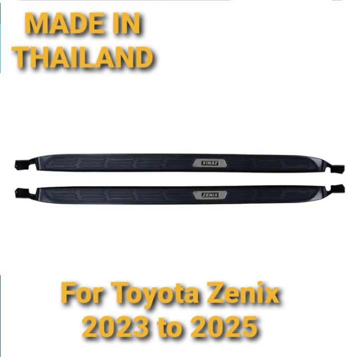 Toyota Innova Zenix 2023 to 2025 OEM Stepboard Black with zenix logo ...