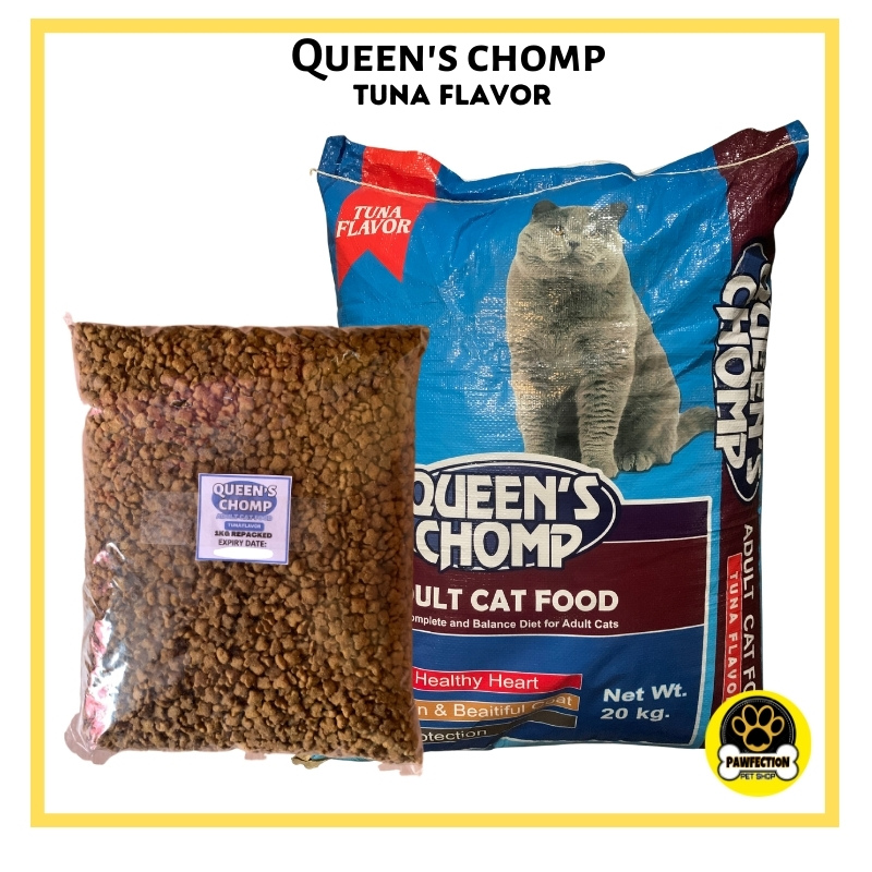 Queen's Chomp Adult Cat food (Tuna Flavor) 1 KG REPACKED | Lazada PH