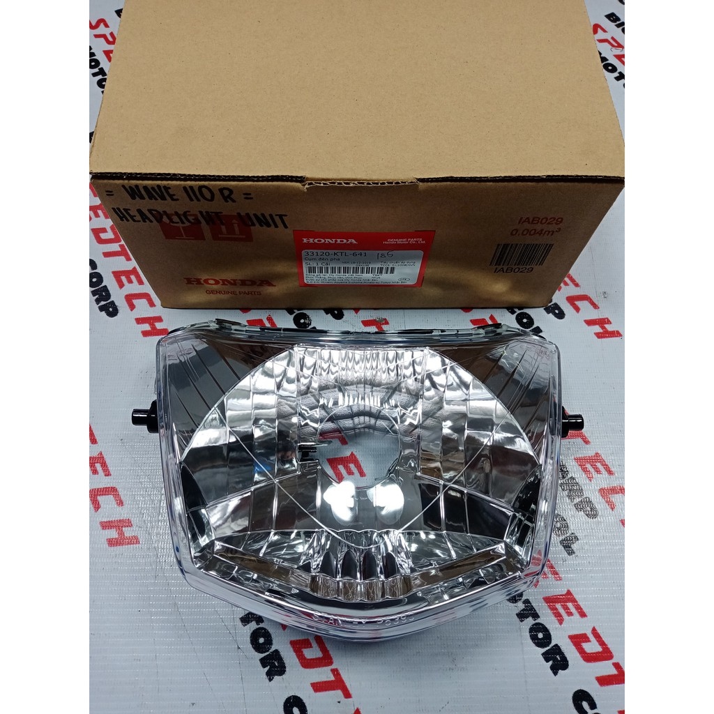 Brand New WAVE 110/110R HEADLIGHT UNIT (HPI) (GENUINE: 33120-KTL-641 ...