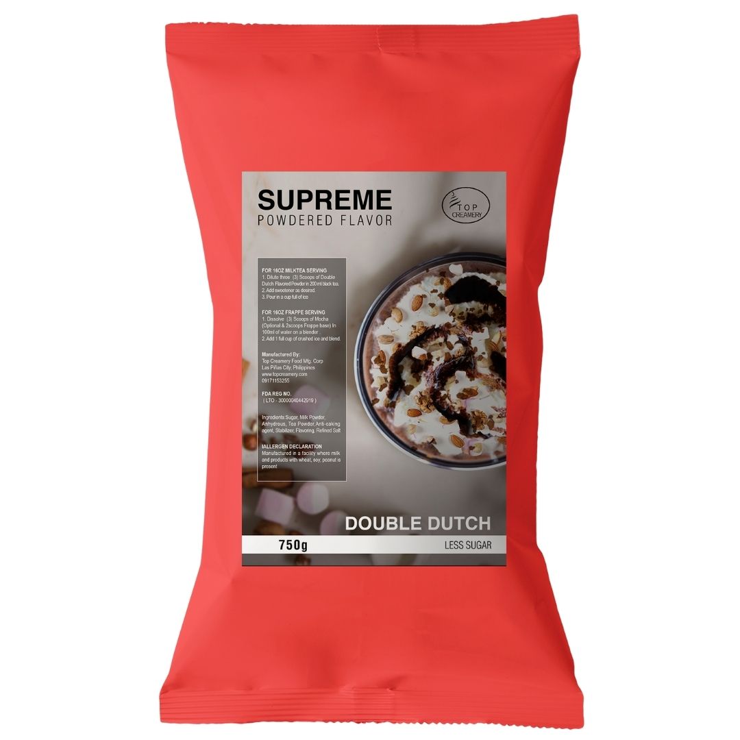 Supreme Double Dutch Powdered Flavour 750g -TopCreamery | Lazada PH