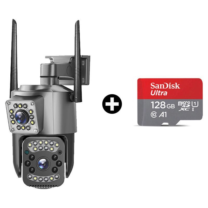 CCTV Camera V380 Pro 8MP 4K Dual Lens CCTV Wireless Outdoor IP Security ...