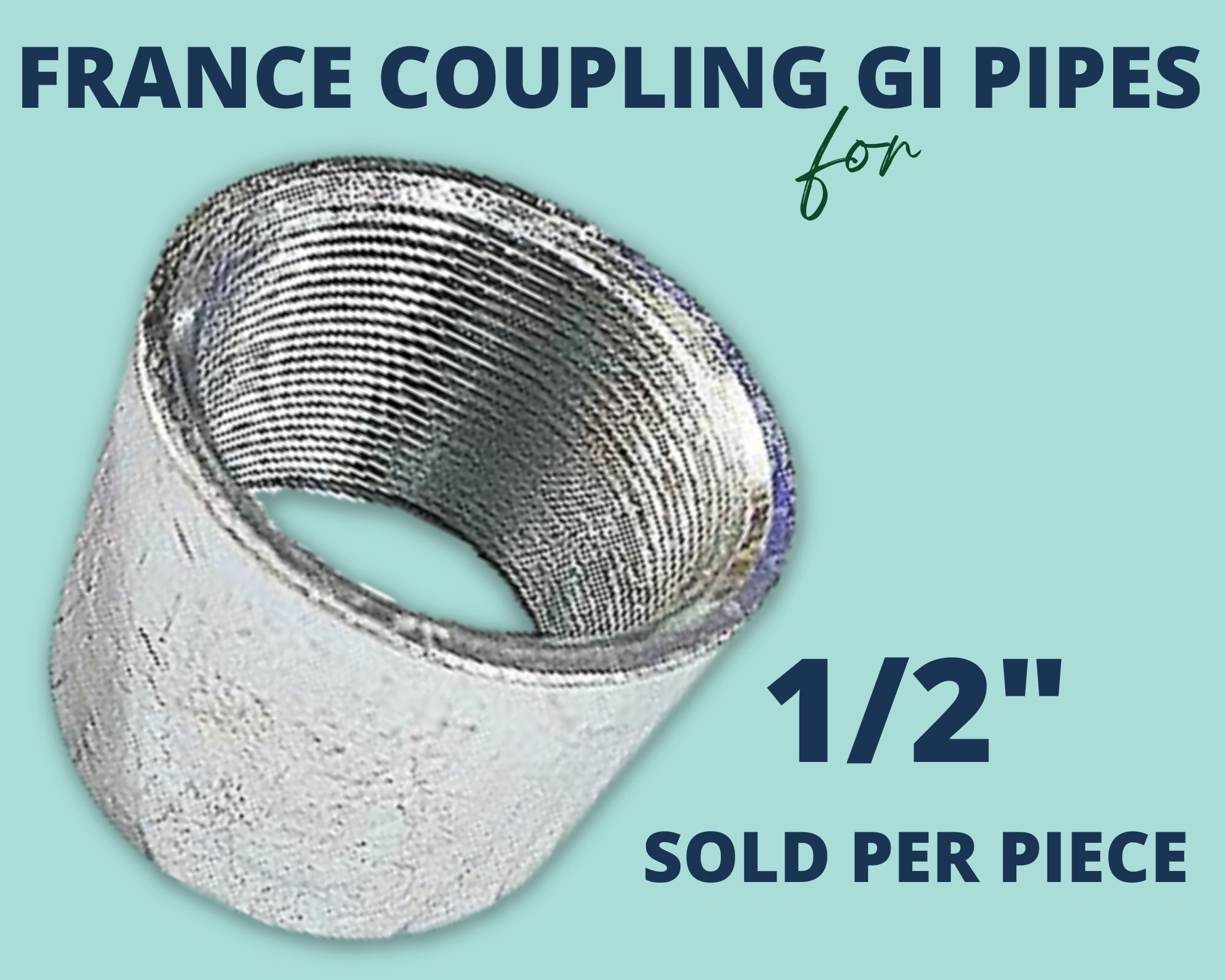 France Coupling French Coupling for GI Pipes Coupling Size 1" , 1-1/2" , 1-1/4" , 3/4" , 1/2 ...