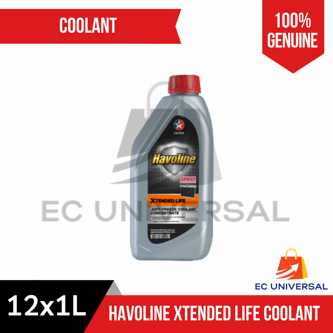 Havoline® Xtended Life Antifreeze/Coolant Concentrate (12X1L) Liters ...
