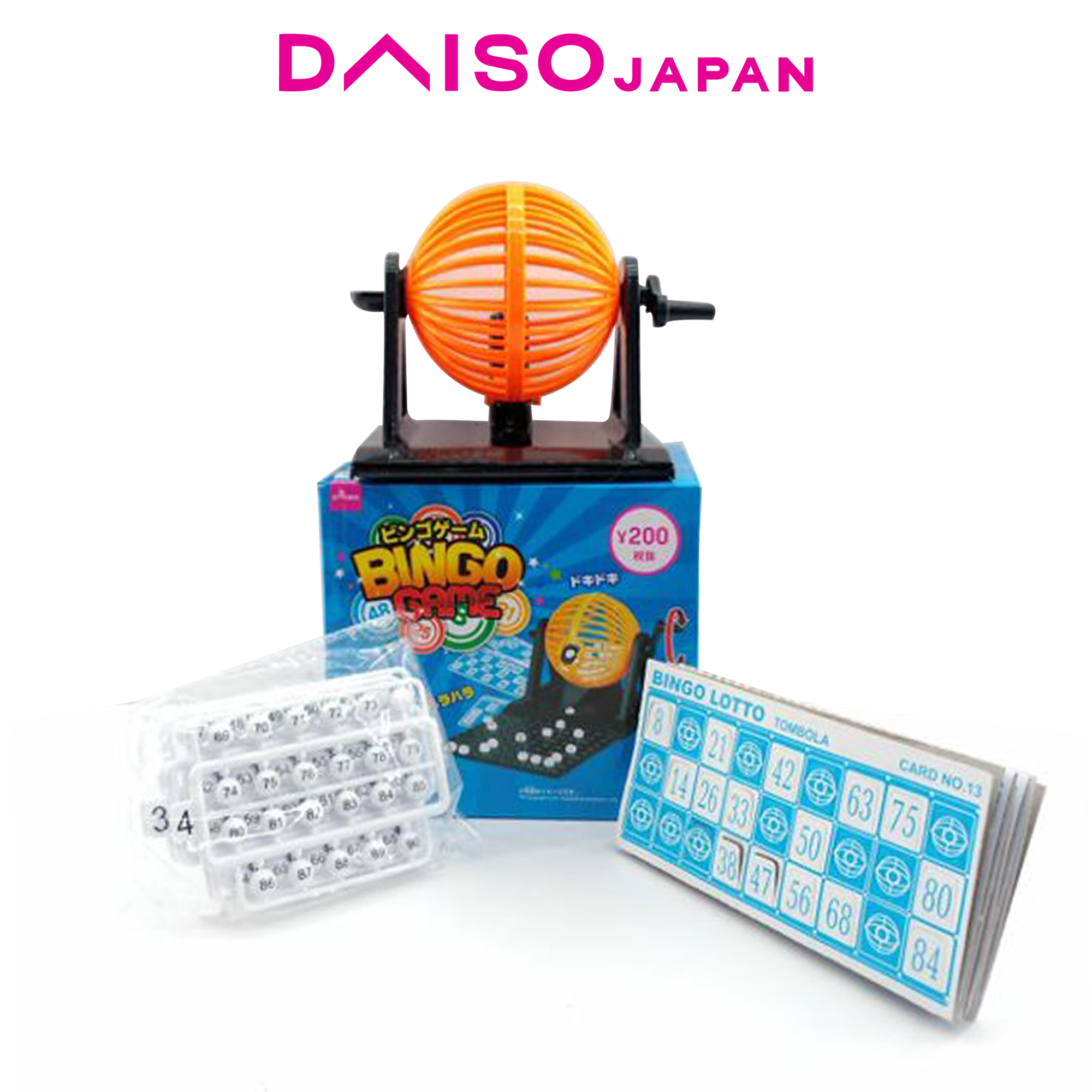 Daiso Mini Bingo Game with Rotary Cage | Lazada PH