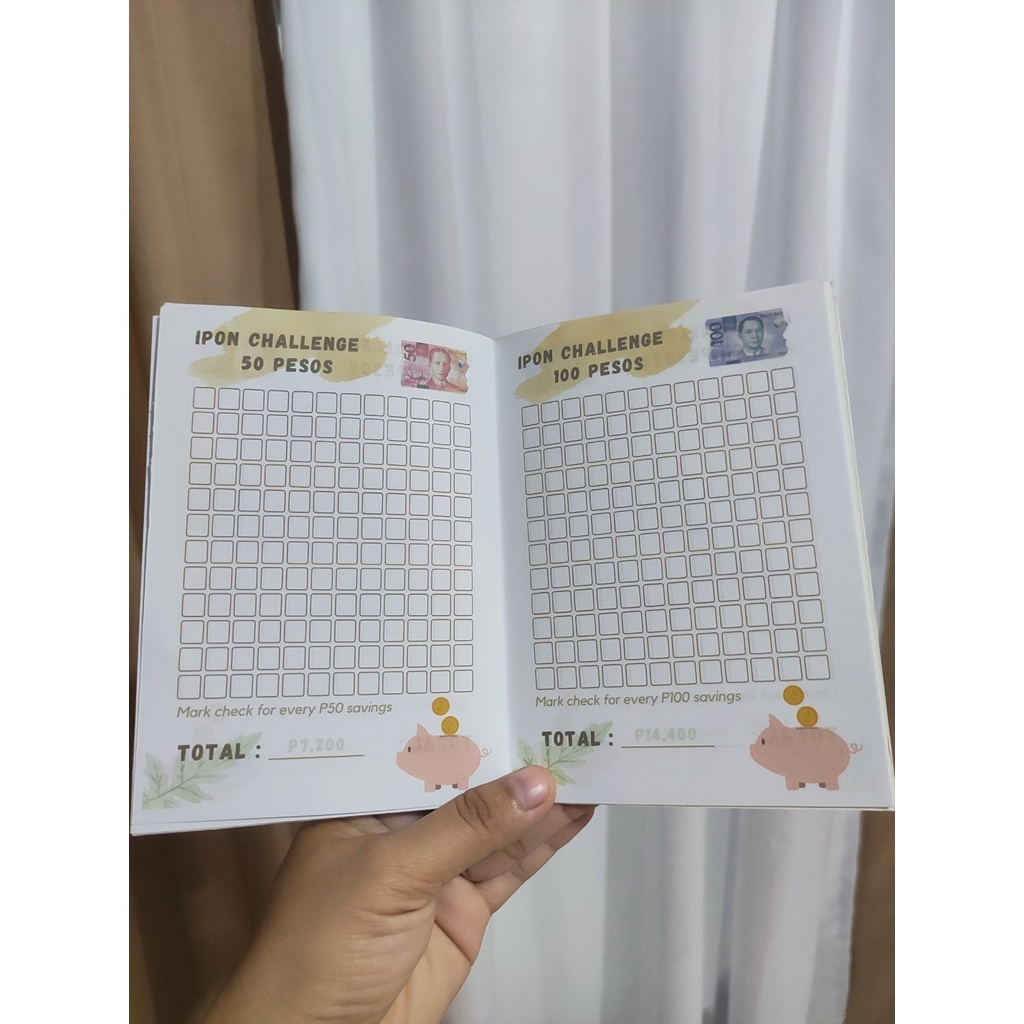 alkansya ipon challenge 2023 SECCUSS Ipon Challenge Tracker Booklet Mix ...