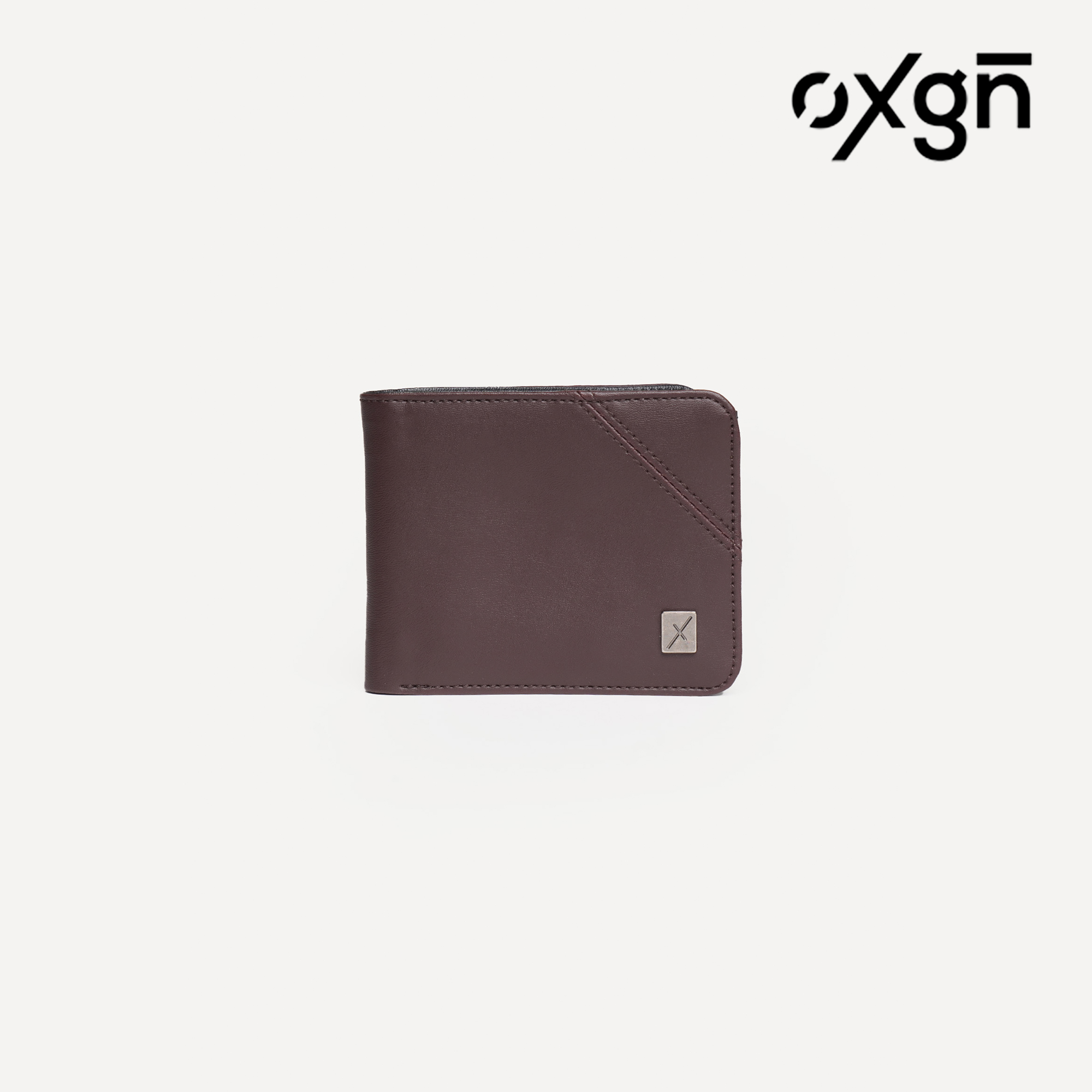 OXGN X Bi-Fold Wallet For Men And Women (Black/Chocolate Brown) | Lazada PH