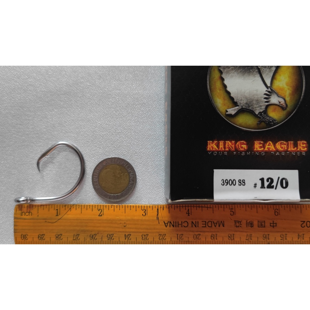 King Eagle Stainless Steel Tuna Circle Hook Chicago Hook 120 130 140 ...