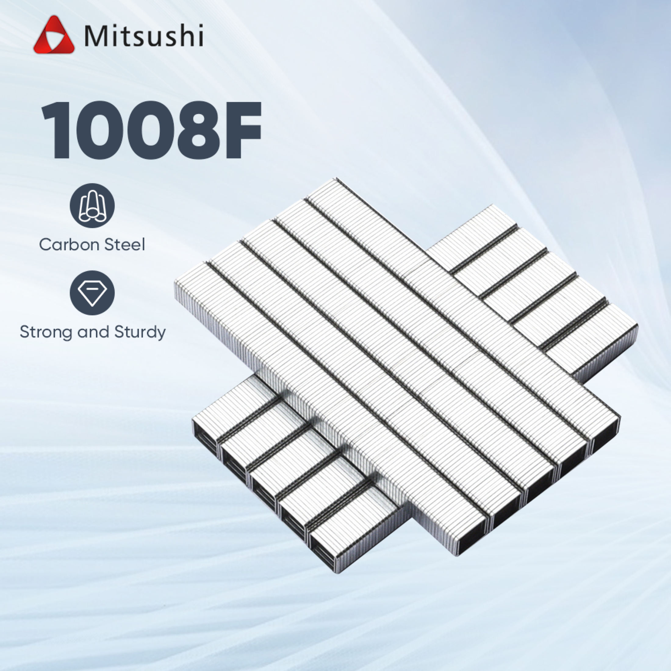 Mitsushi 2400pcs Stainless Heavy Duty Staple Nails 3 in 1 Staple Wire ...