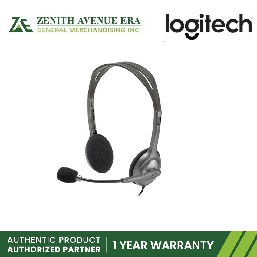Logitech H110 Stereo Headset | Logitech Headset | Wired Headset - Noise ...