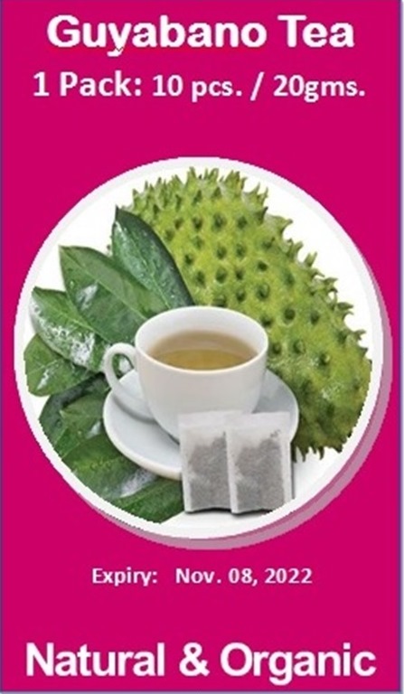 Guyabano Leaves Tea Natural and Organic, Boosts our Health! 1 Pack (in ...