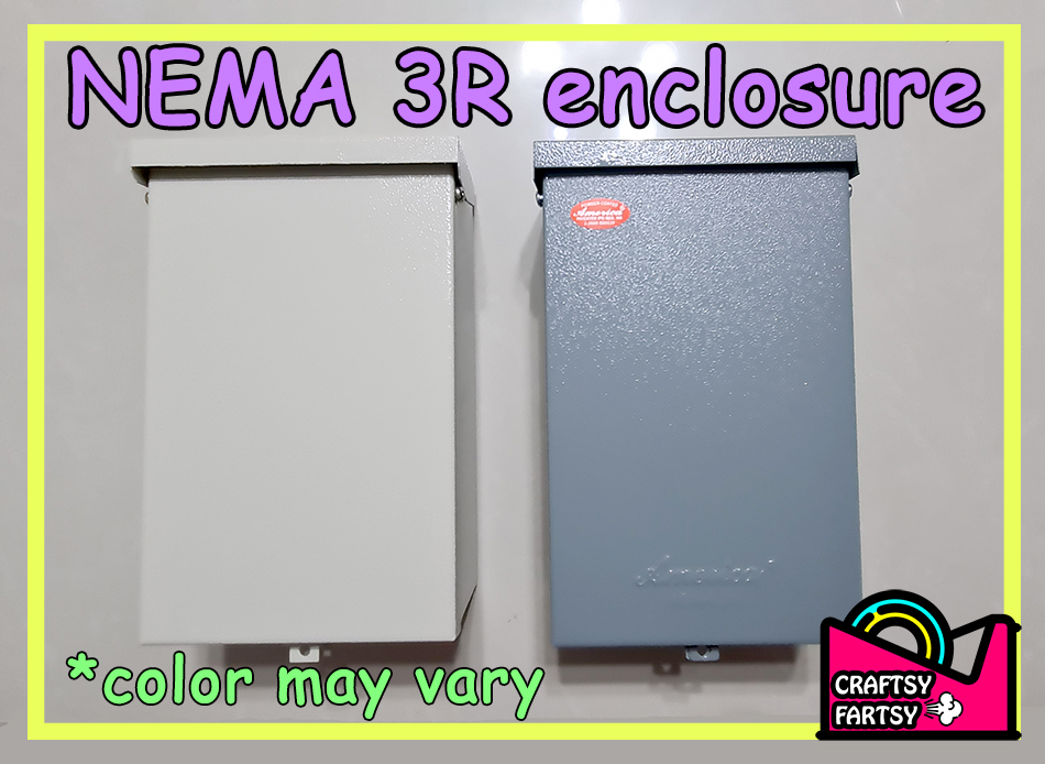 (PER PIECE) NEMA 3R Enclosure/ Waterproof Electric Circuit Breaker Enclosure Plug in and Bolt on ...