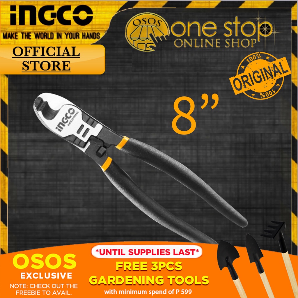 Ingco Original Heavy Duty Industrial Cable Cutter 200mm(8") HCCB0208 ...