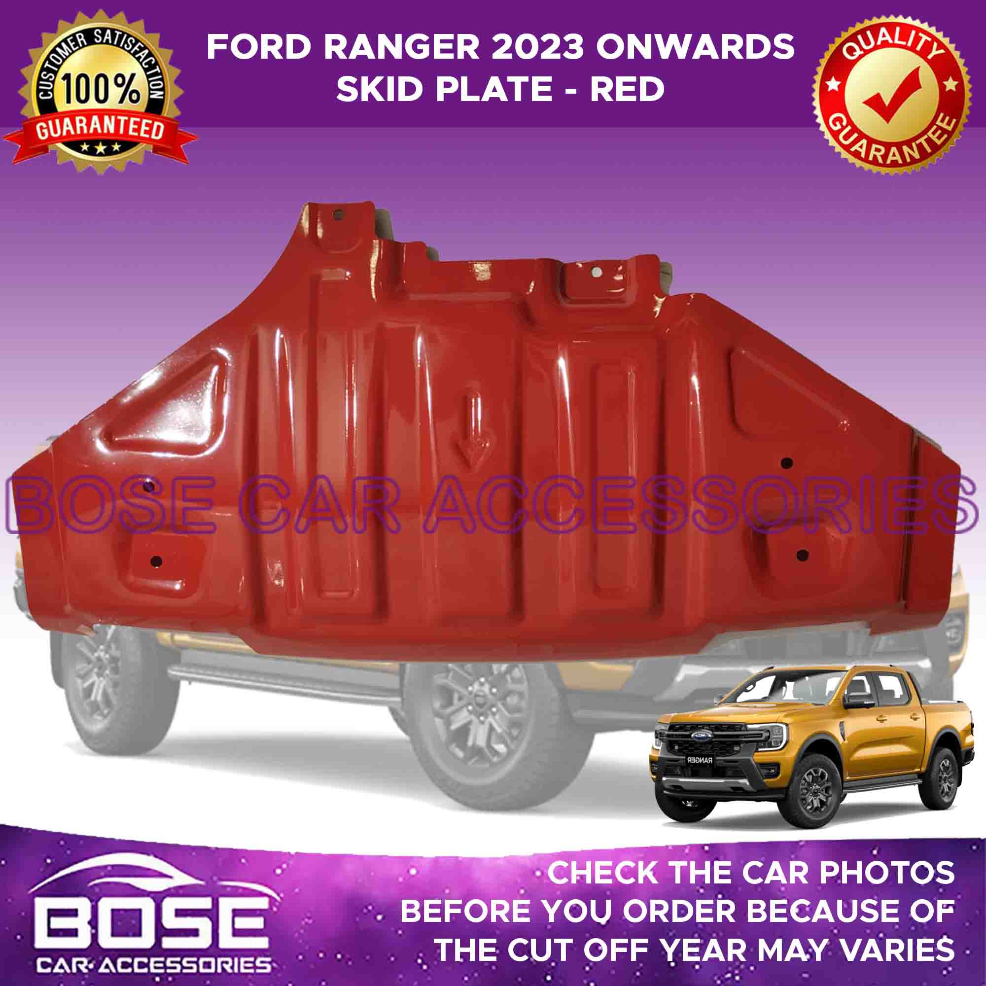 Skid Plate for Ford Everest 2023 - Onwards Model Under Engine ...