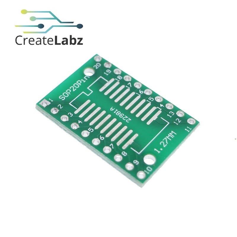 SOP20 SSOP20 20-Pins SMD to DIP Adapter Converter PCB | Lazada PH