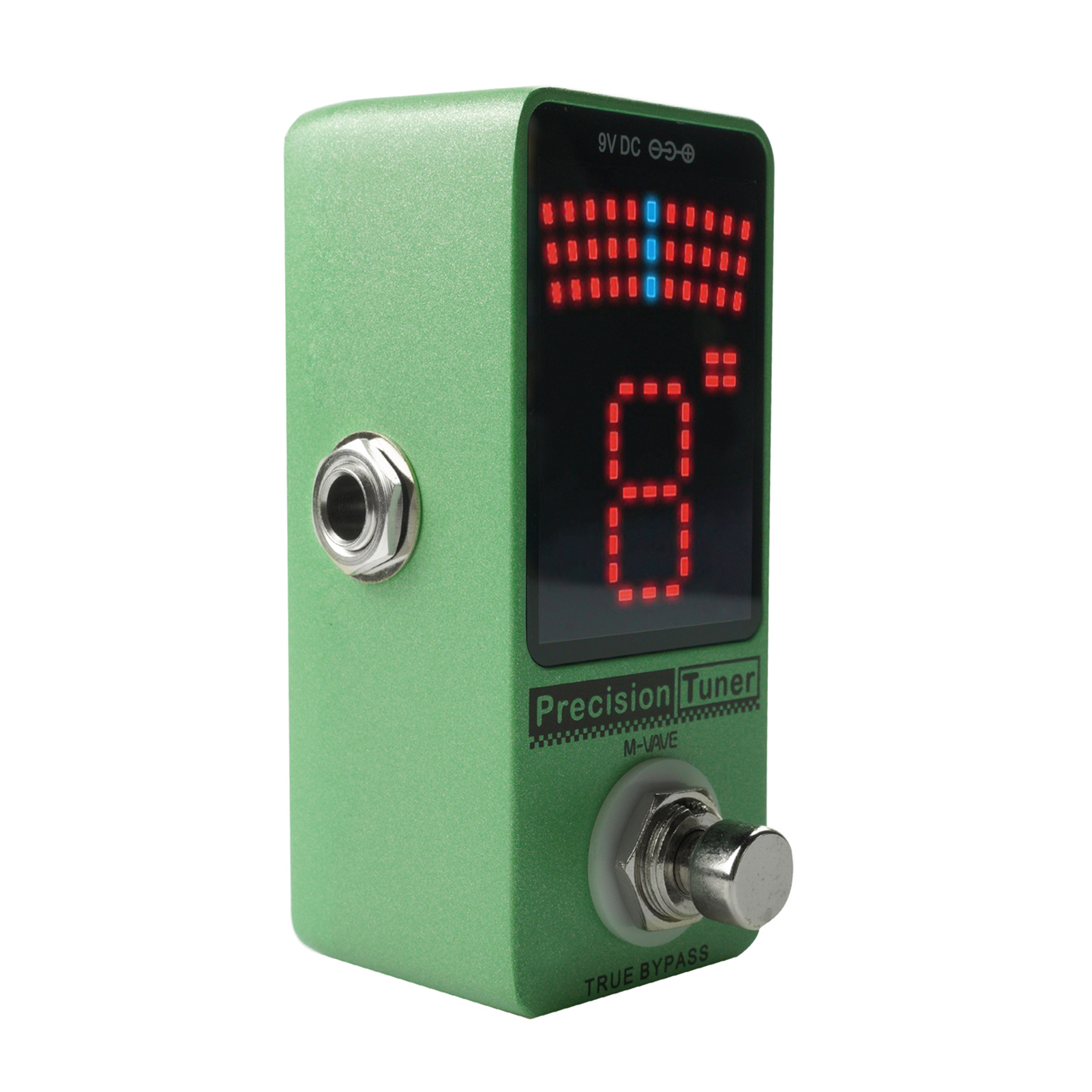 M-VAVE Precision Tuner Pedal LED Display with True Bypass for Chromatic ...