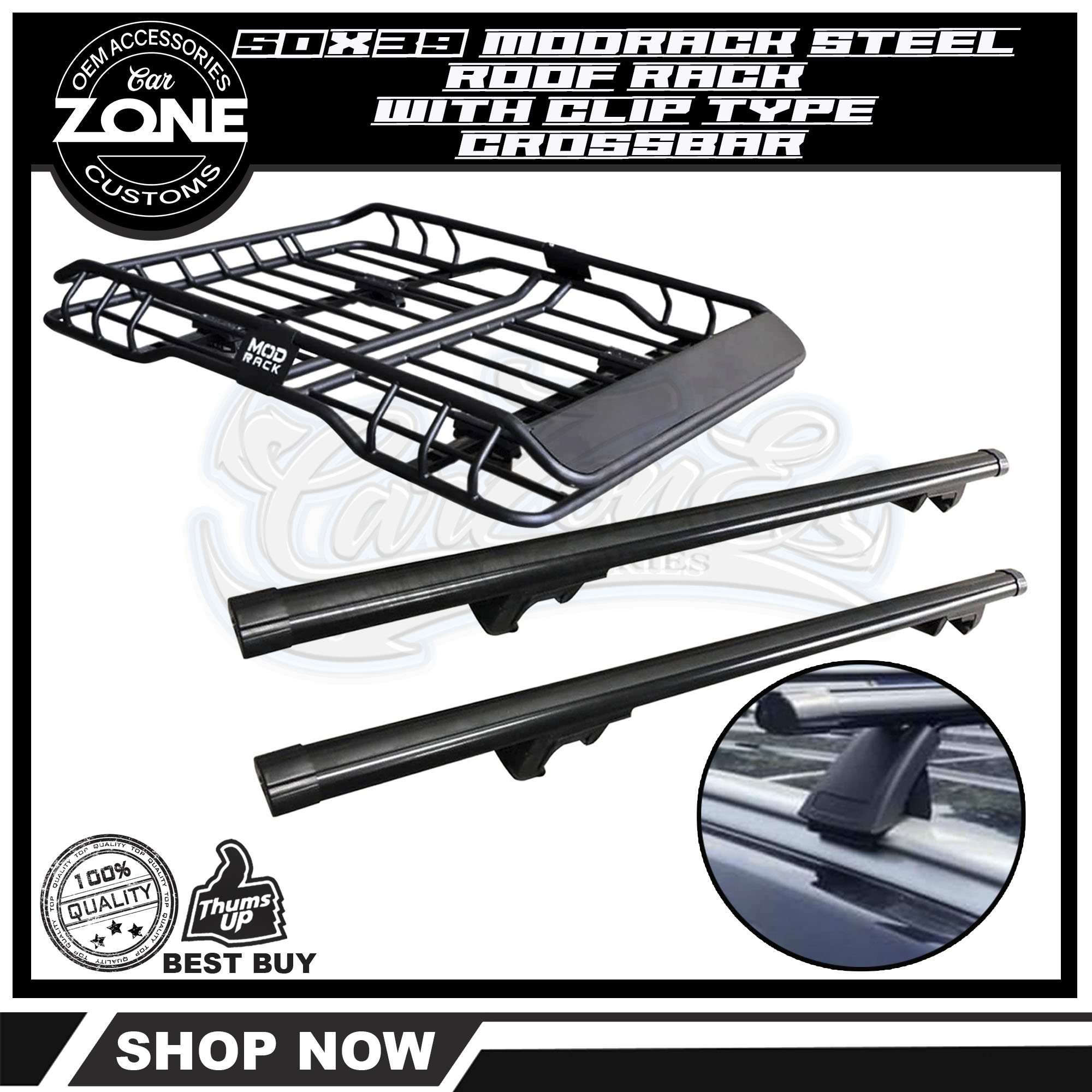 Toyota Rush 2019-2021 MODRACK / MOD RACK Steel Luggage Cargo Carrier ...