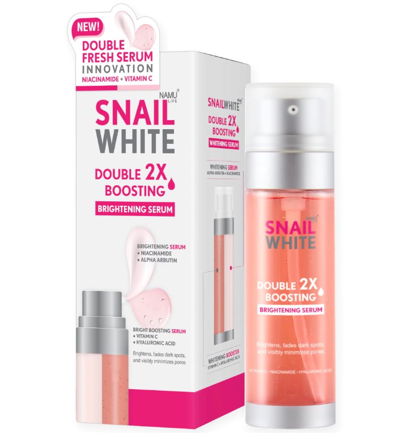 SNAILWHITE Double Boosting Brightening Serum 40ml + 40ml | Lazada PH