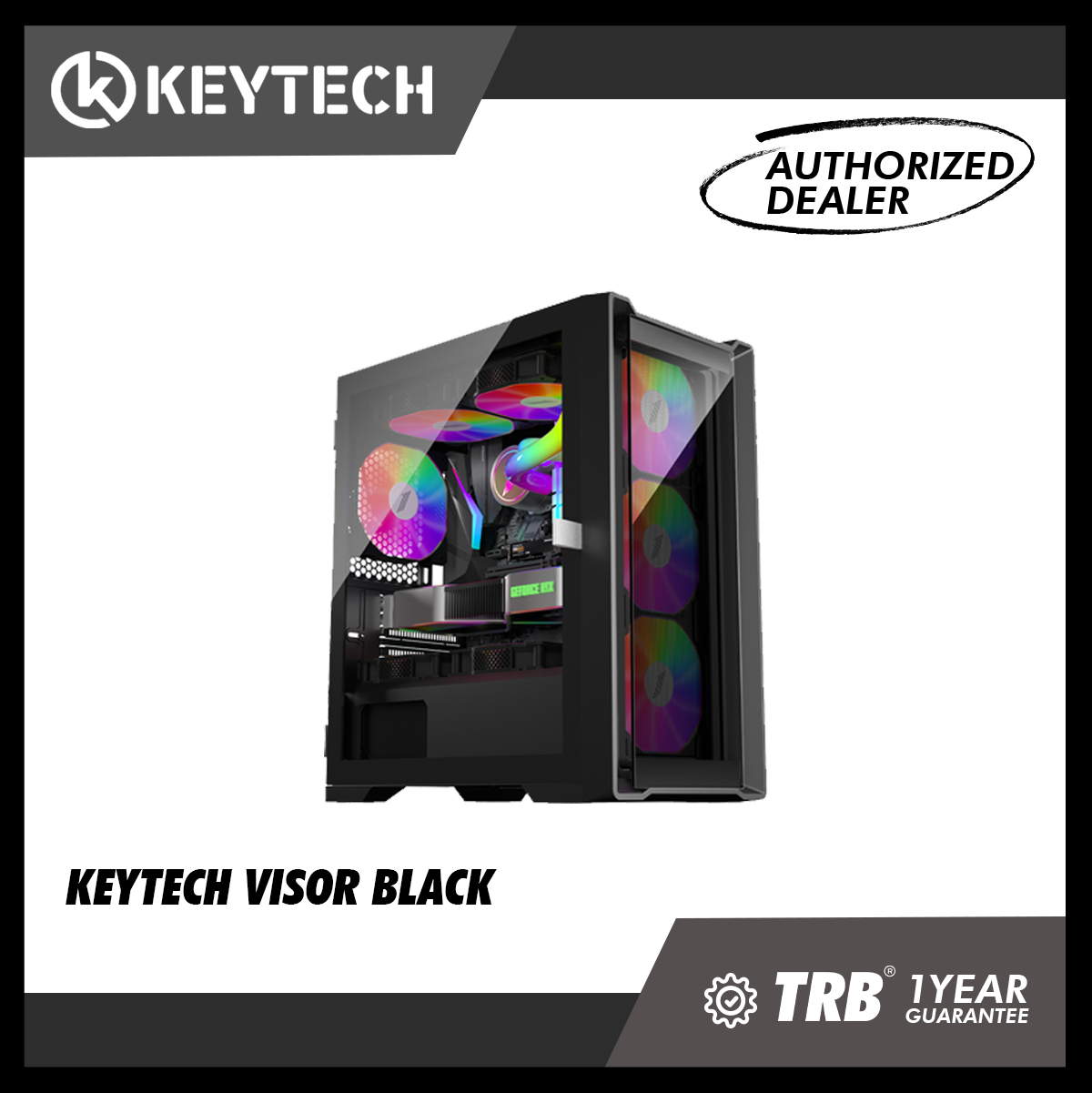 KEYTECH VISOR BLACK | Lazada PH