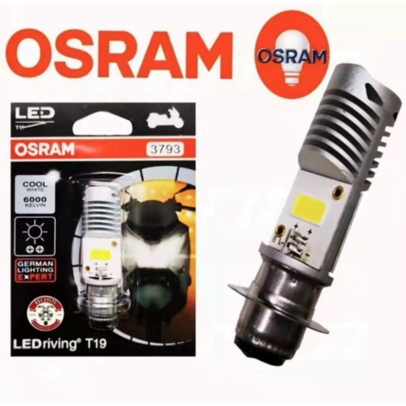 Osram T19 Motorcycle Headlight T19 HS1 H4 Led Super Bright Hi/Lo Original Led automotive ...