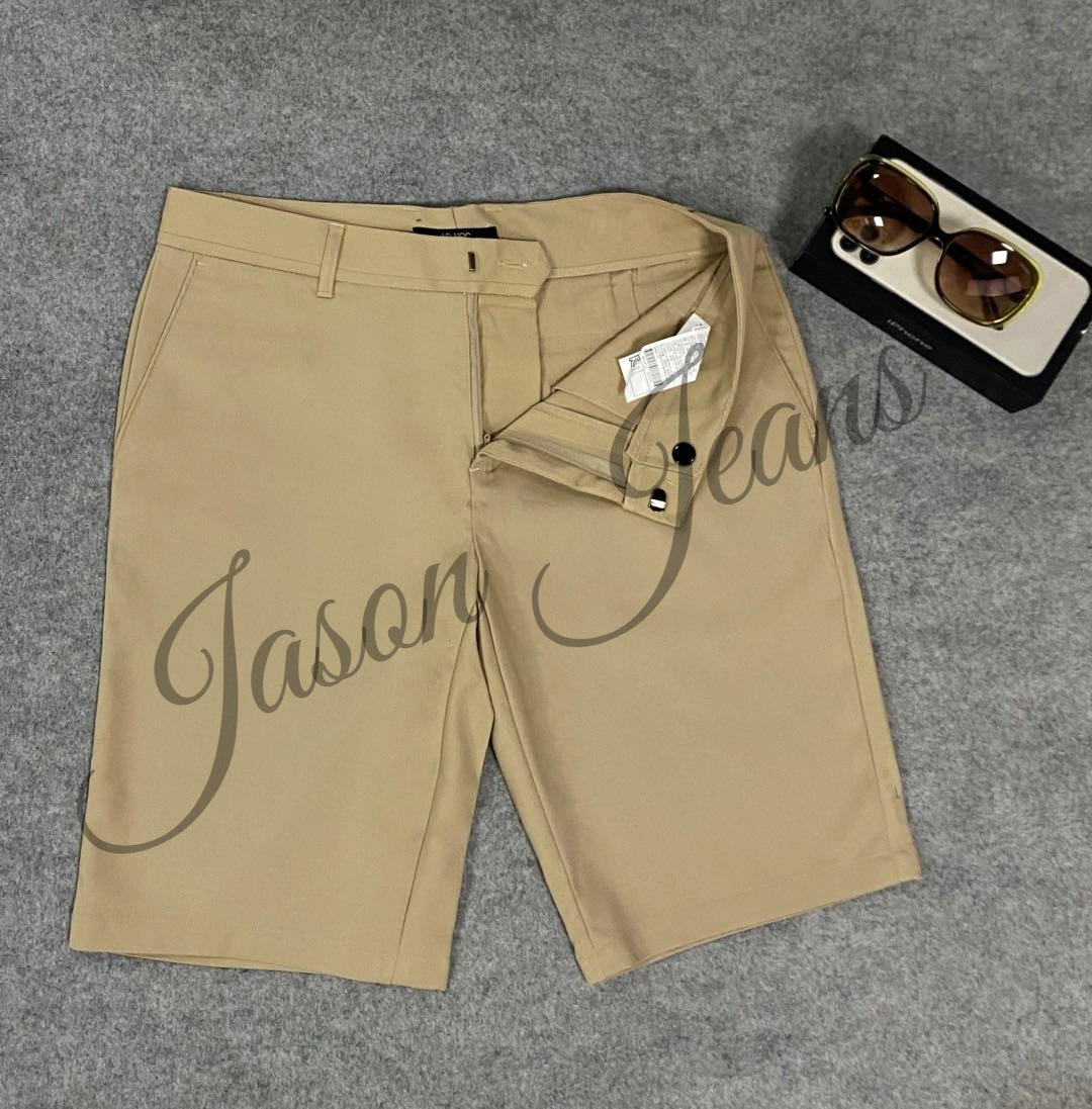 Classic Plain Design Men's Unisex Office Slacks Shorts | Lazada PH