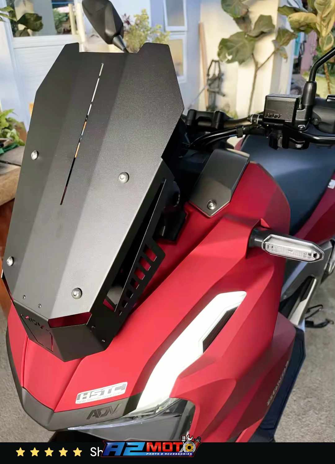 X3 ADV 160 150 Windshield Metal Alloy Visor Powder Coated SEC | Lazada PH