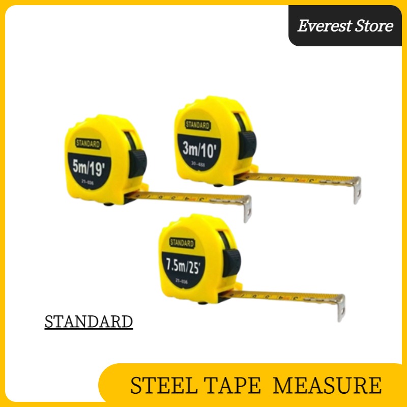 Sunrise/Standard Mesuring Tape ( Meter Tape / Metro) 3M , 5M , 7.5M ...