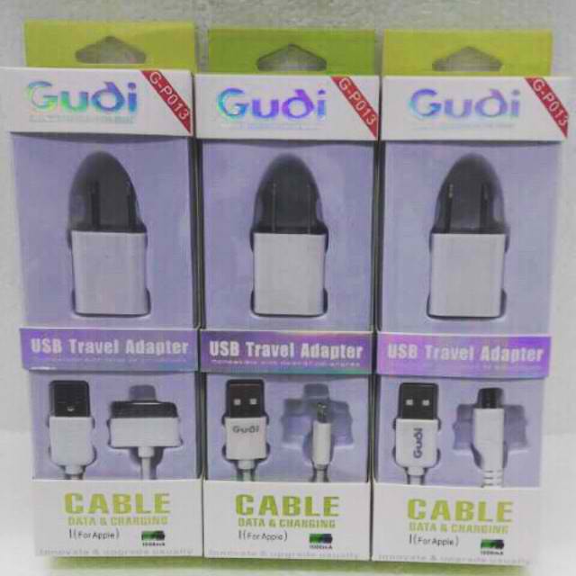Gudi 2in1 USB with Travel Adapter and Cable Samrt Charger | Lazada PH