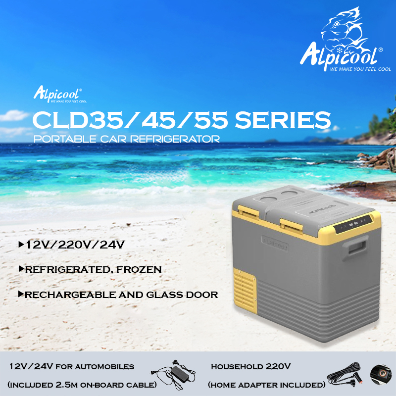 Alpicool CLD series car refrigerator 12V dual zone electronic power ...