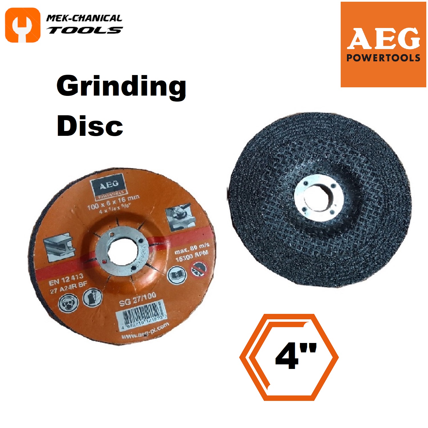 AEG Grinding Disc 4'' (for metal) | Lazada PH